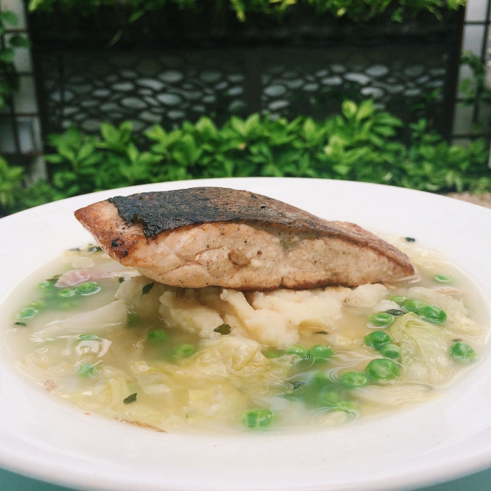 Pan Seared Salmon - Canopy Garden Bar | Secret Life of Fatbacks